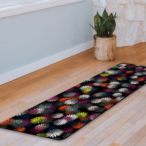 Dark Floral Yoga Mat • AfriMod
