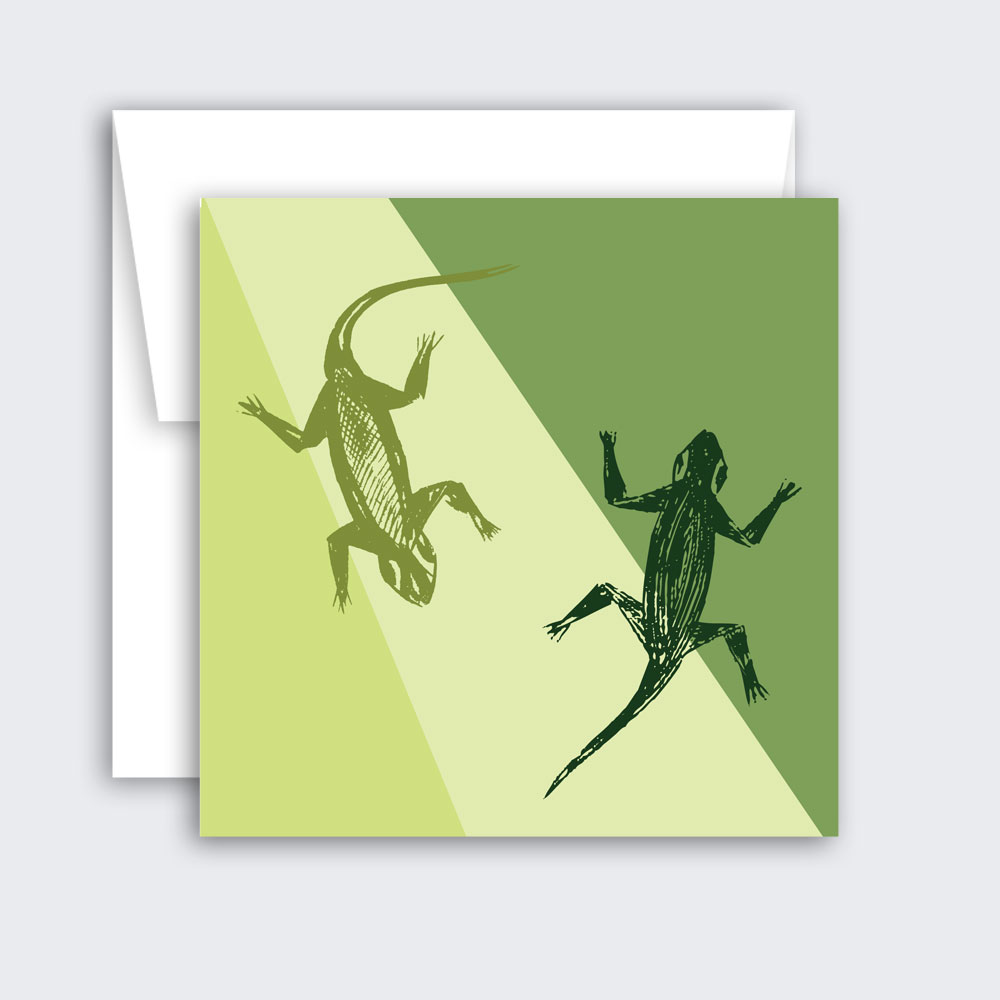 Lizards - Blank Notecard • AfriMod