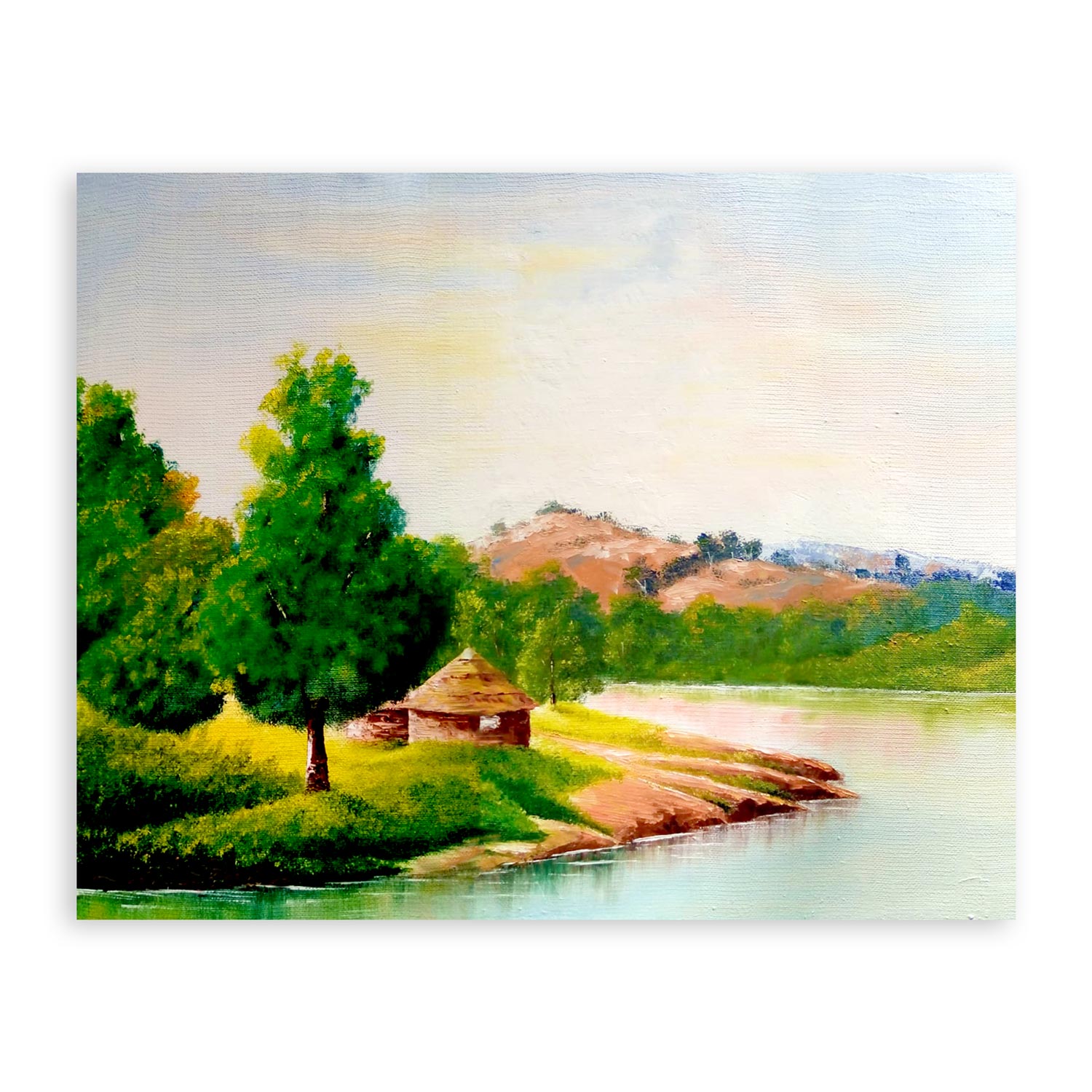 Peaceful Landscape Art Print - "Breathe" • AfriMod