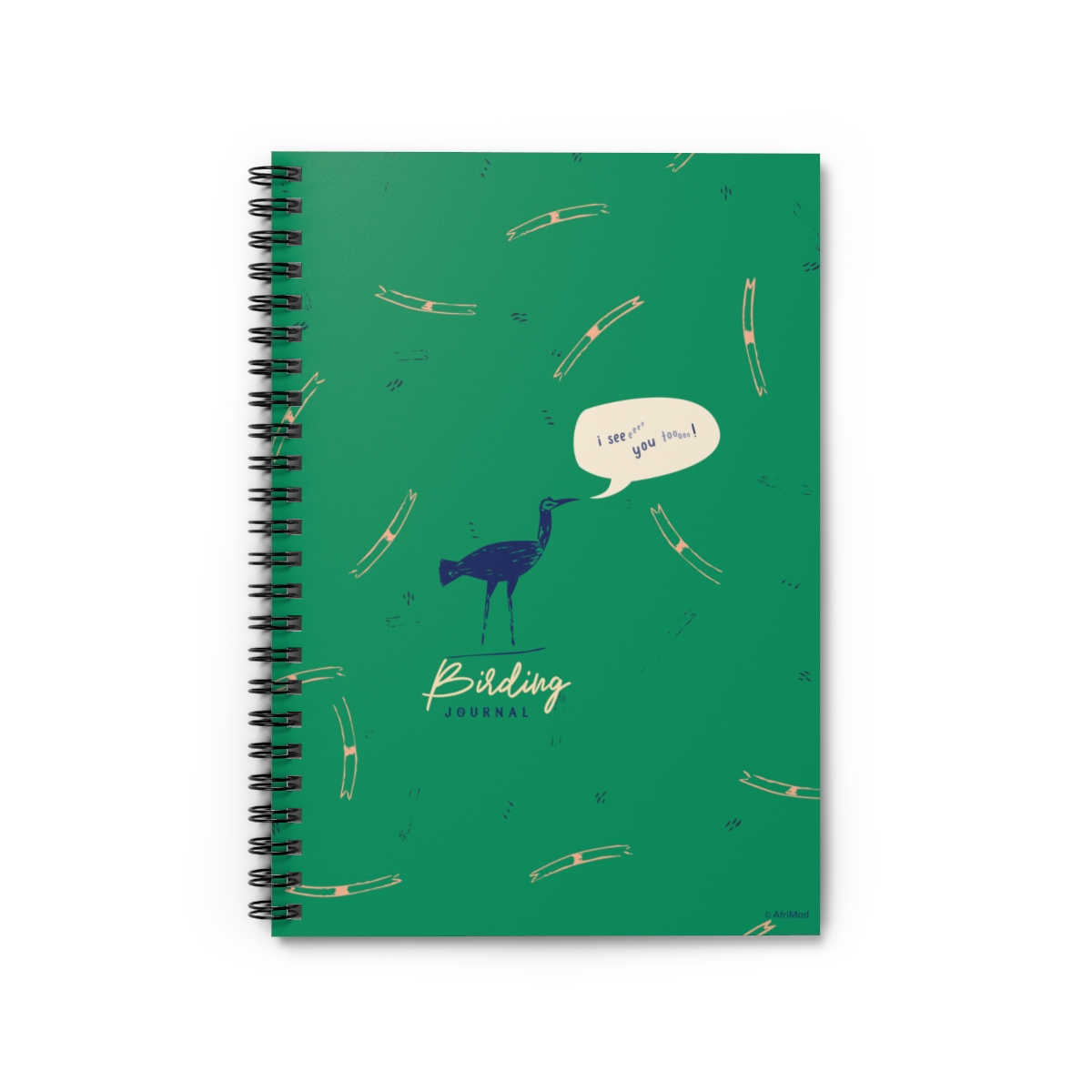 Personalized Birding Journal - i see you too-oooo • AfriMod