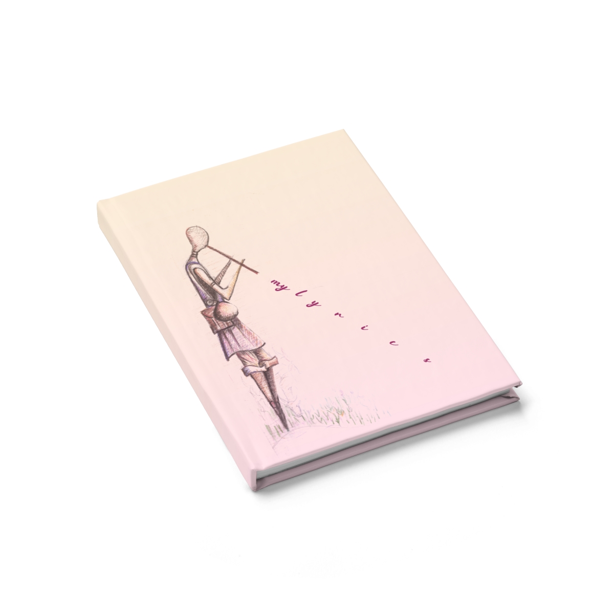 Lyrics Journal - lined notebook • AfriMod