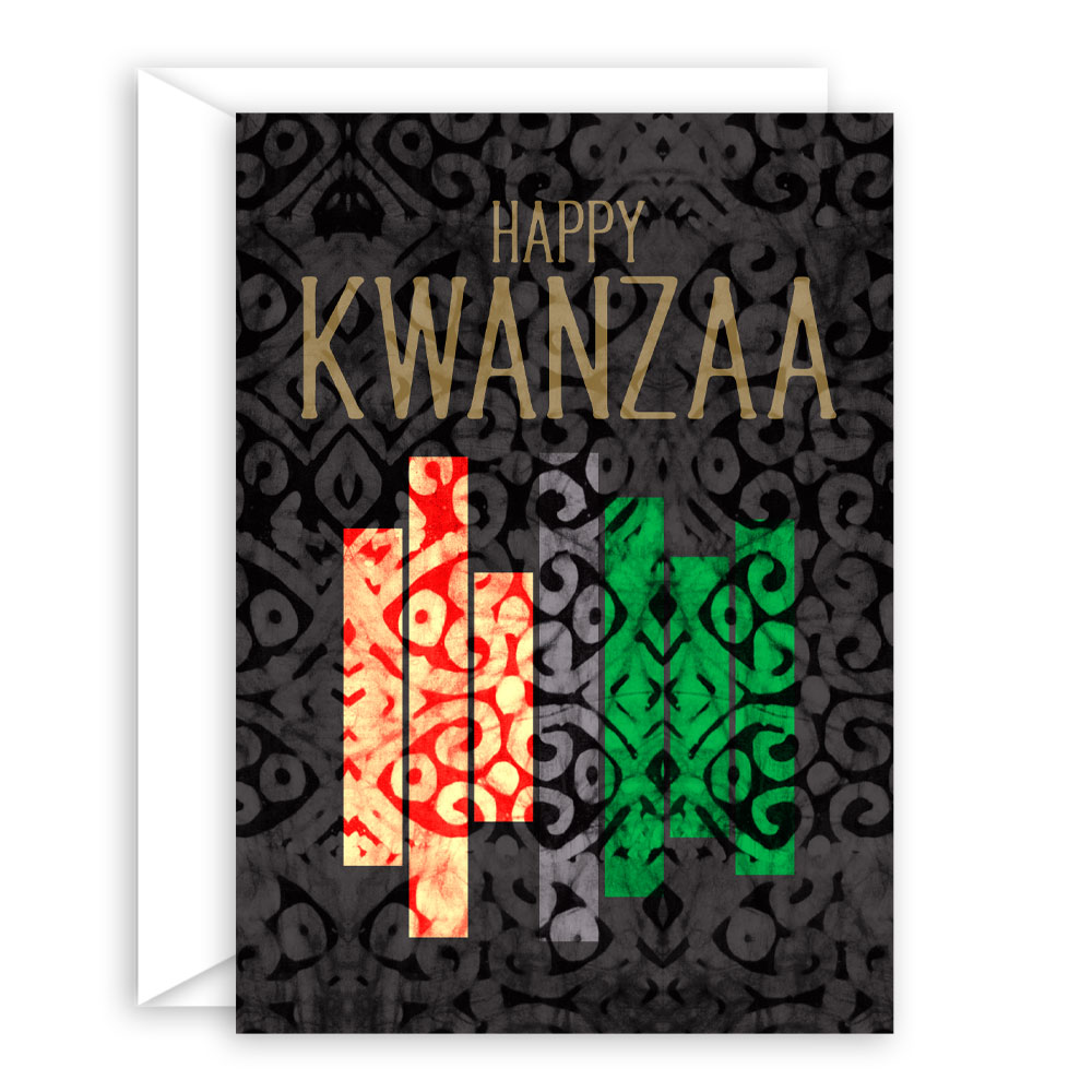 Modern Minimalist Kwanzaa Cards (set of 10) • AfriMod