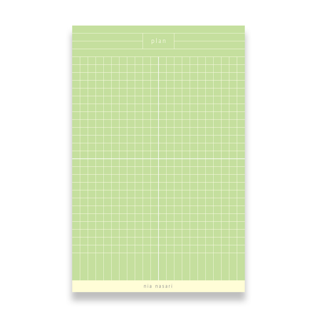 Personalized Four Quadrant Grid Planner Notepad • AfriMod