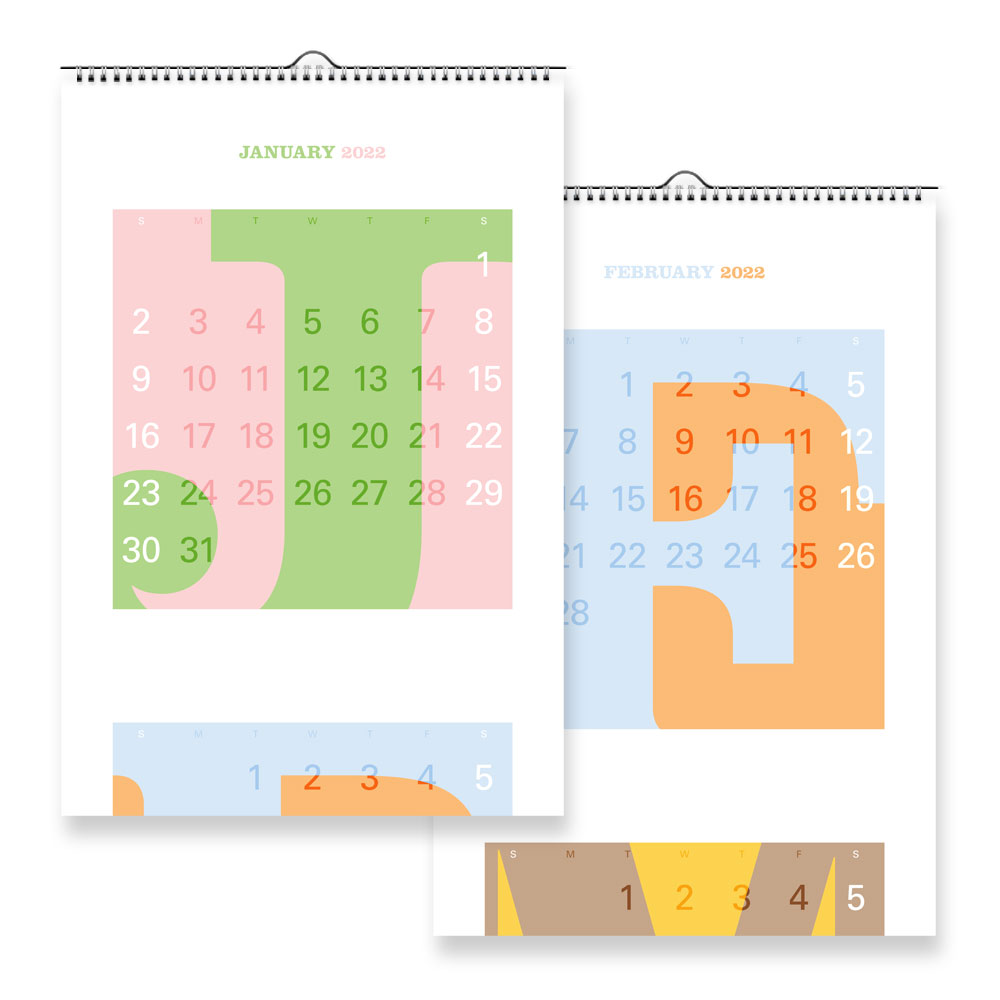 Square One (Daylight) - monthly calendar • AfriMod