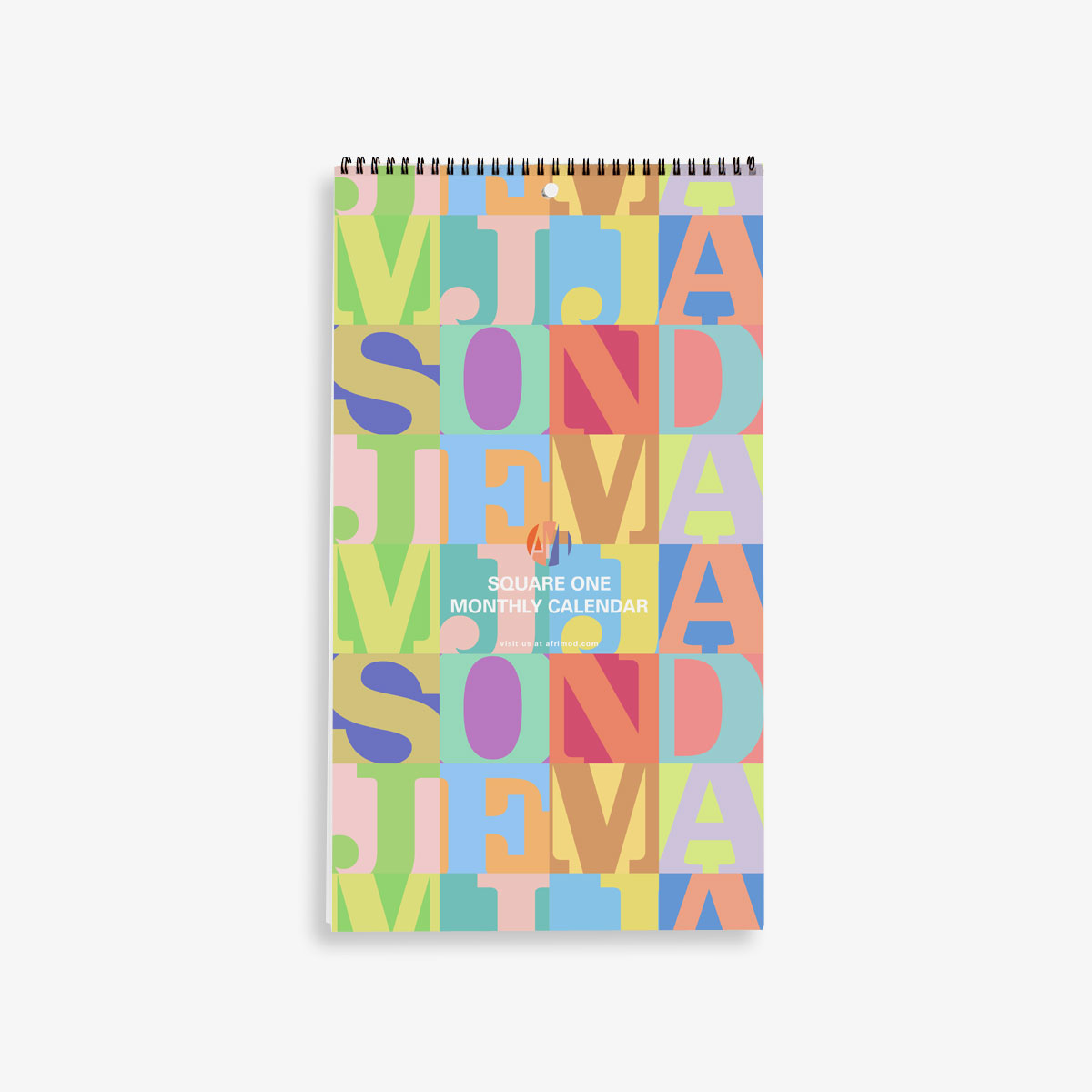 Square One Monthly Wall Calendar - start any month • AfriMod