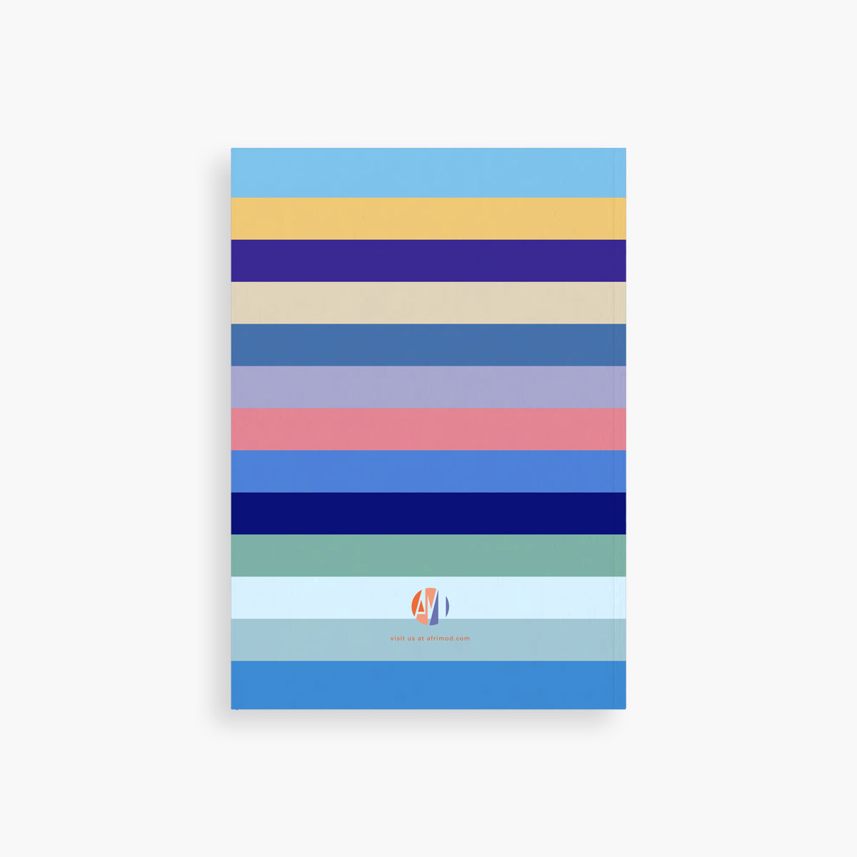 Undated Weekly Planner - blue stripes • AfriMod