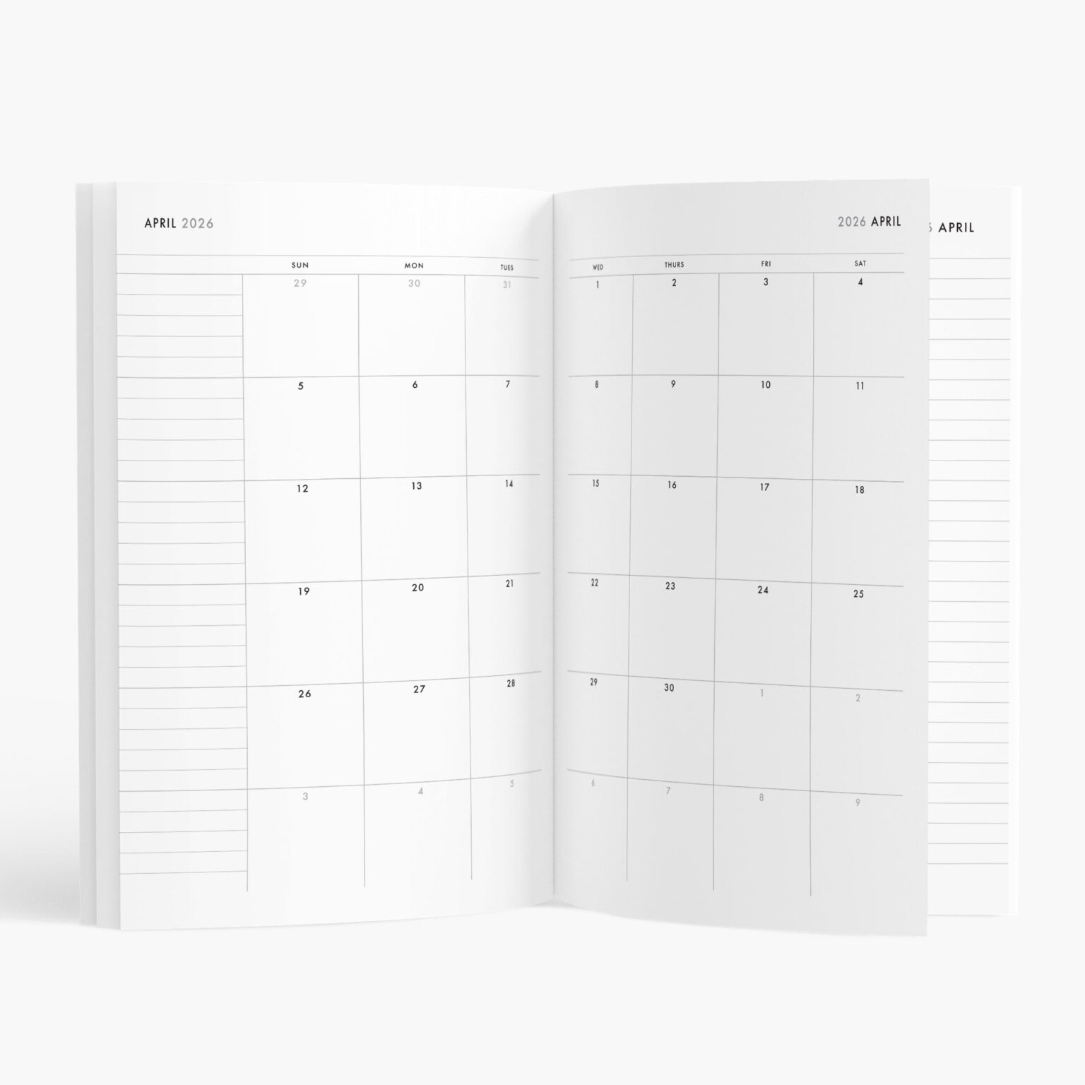 Forest Green 2-Year Monthly Planner - Start Any Month • AfriMod